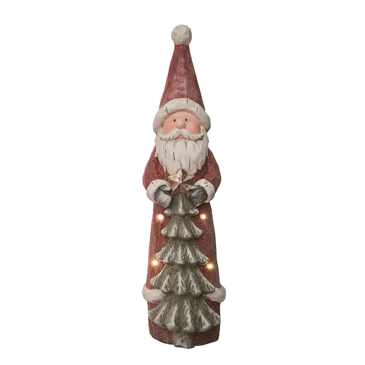 Christmas Tree Santa Lighted – Nance Galleries