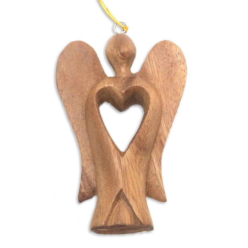 Carved Heart Angel – Nance Galleries