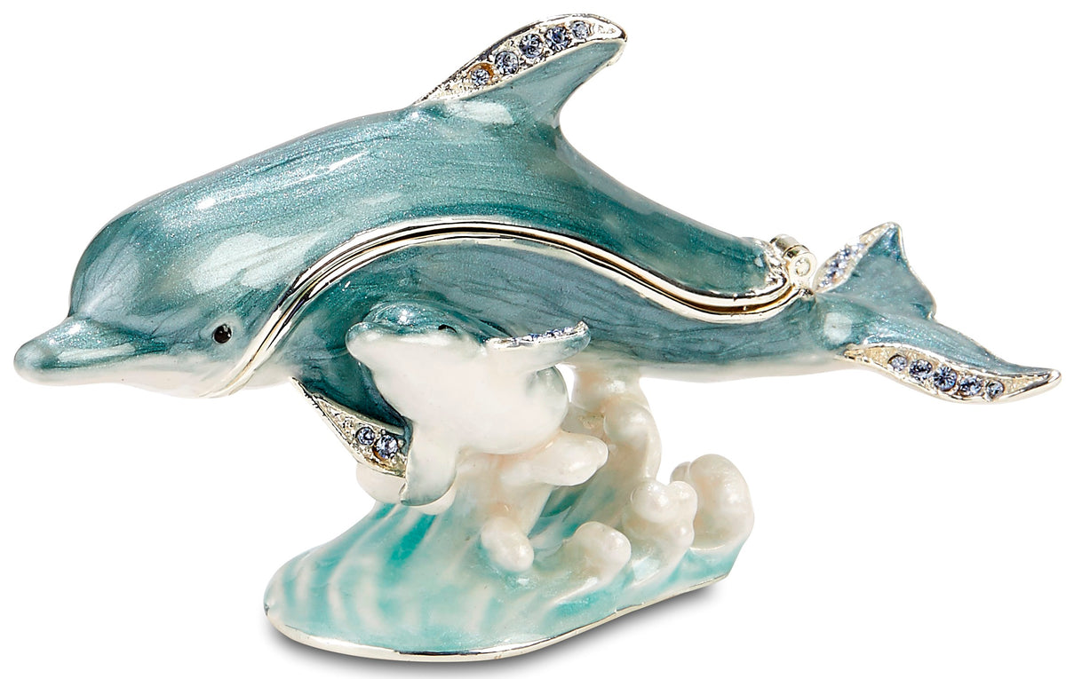 Mother & Baby Dolphin Box – Nance Galleries