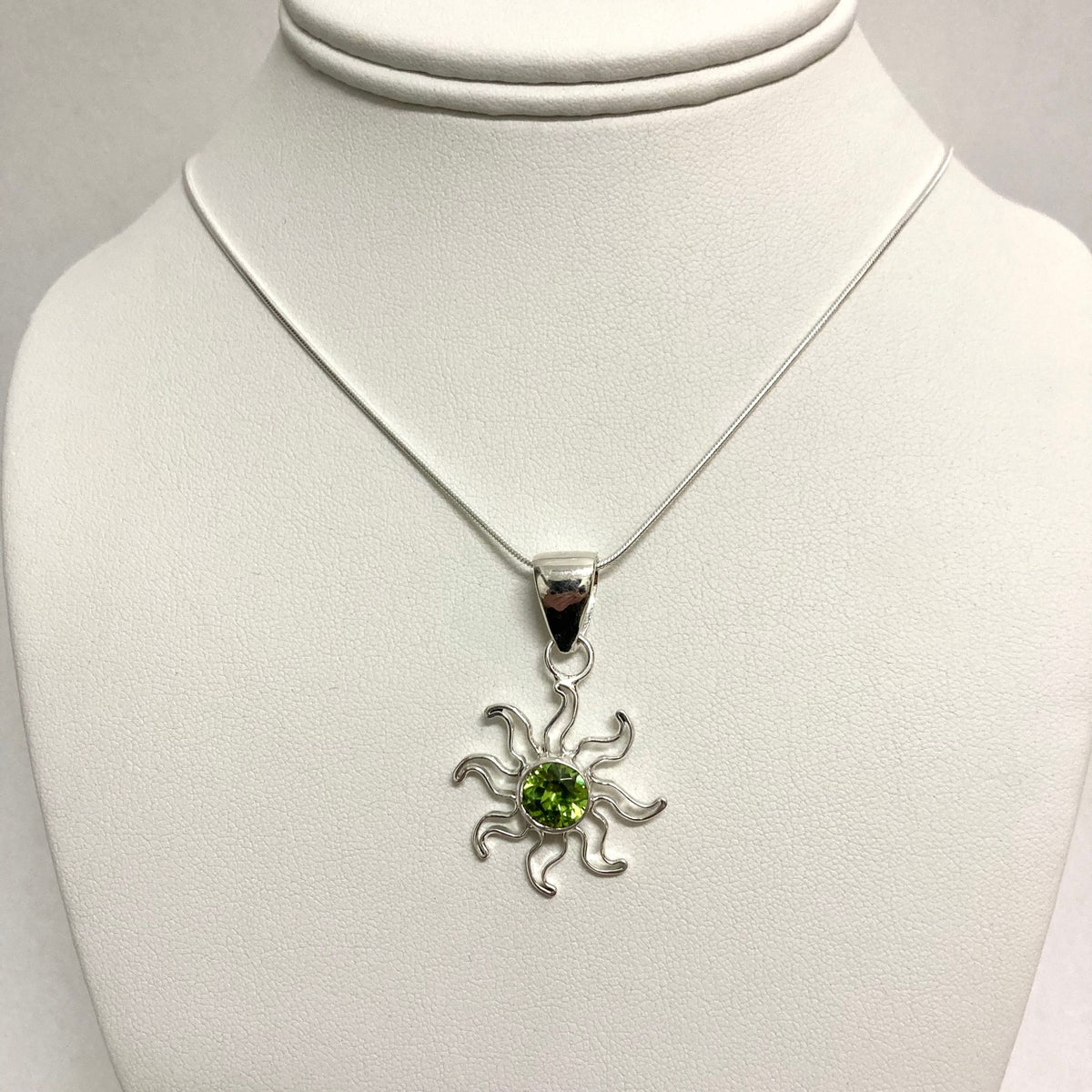 Peridot Sun Pendant – Nance Galleries