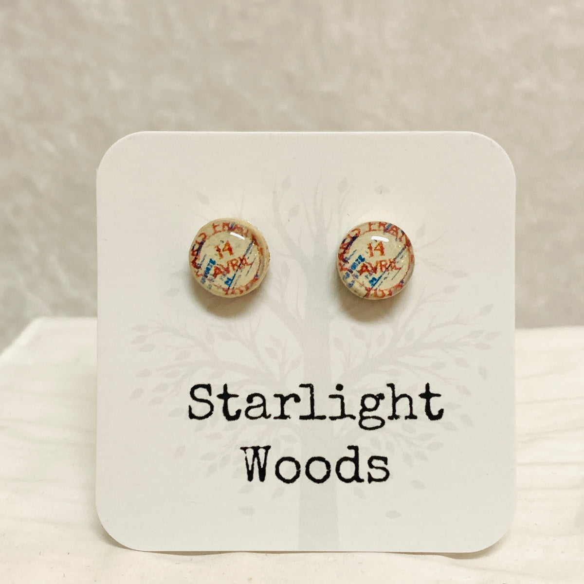 Paris Stamp Studs – Nance Galleries